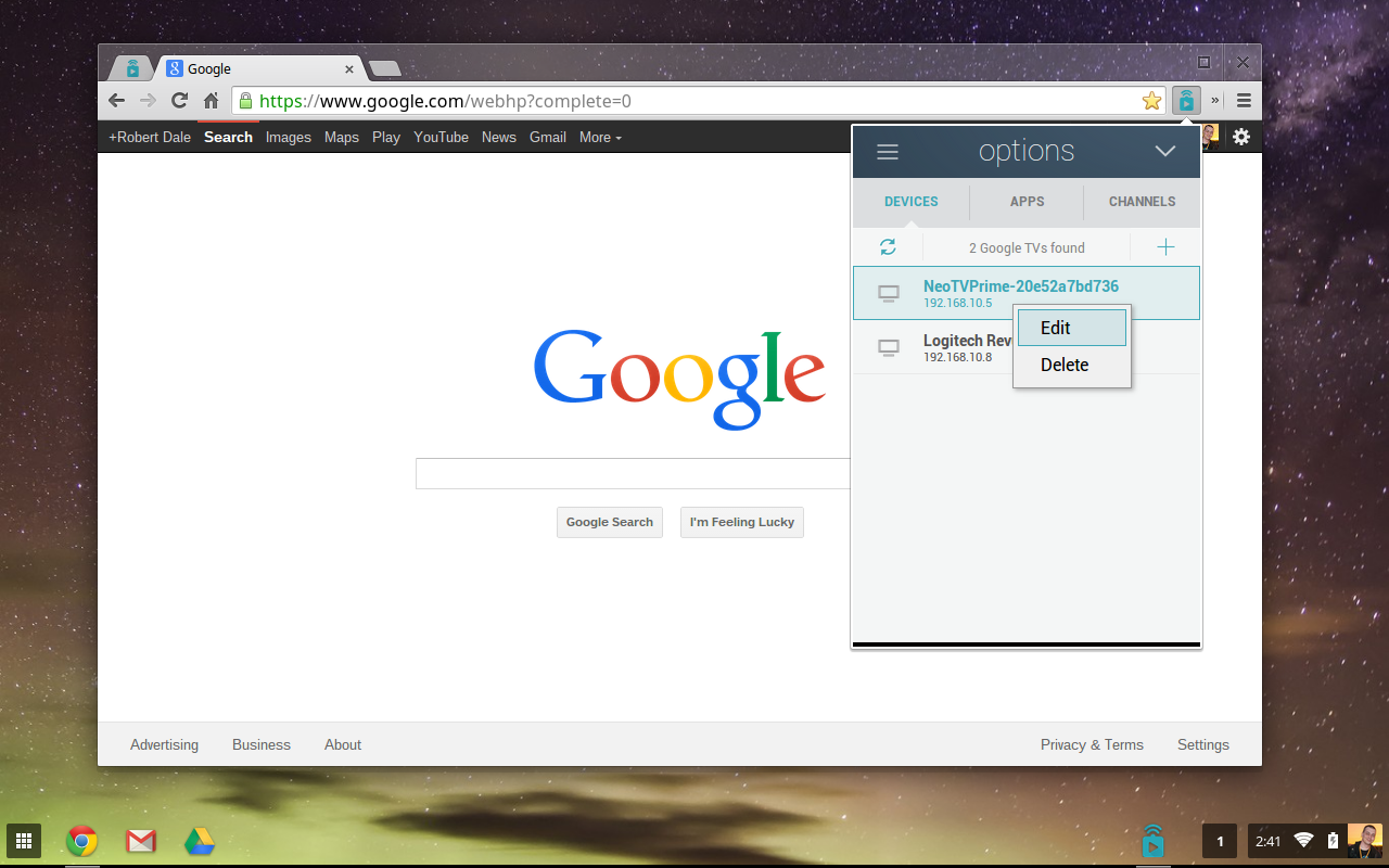 Chromemote - The Google TV Remote for Chrome